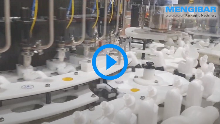 Filling and Capping Machine for Corrosive WC Cleaner - Mengibar ...